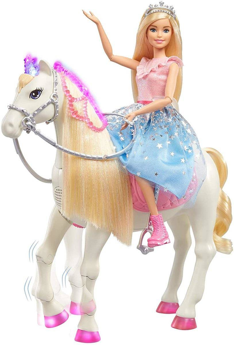Barbie Princess Adventure Przygody Księżniczek Koń światło/dźwięk GML79 ...